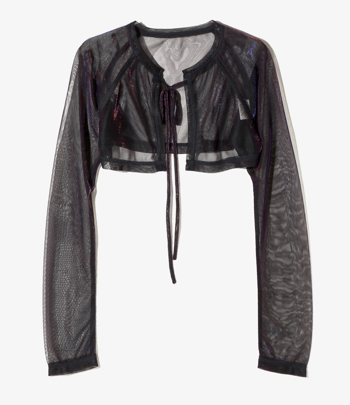 Spencer Bolero - Red - Shine Chambray Knit | Nepenthes New York