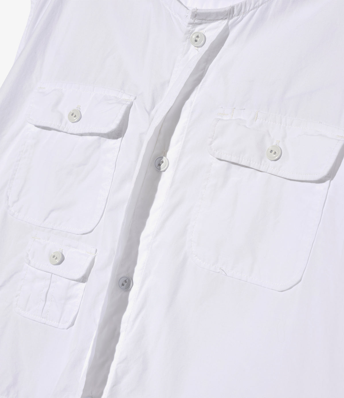 Bush Dress - White 100's 2Ply Broadcloth | Nepenthes New York