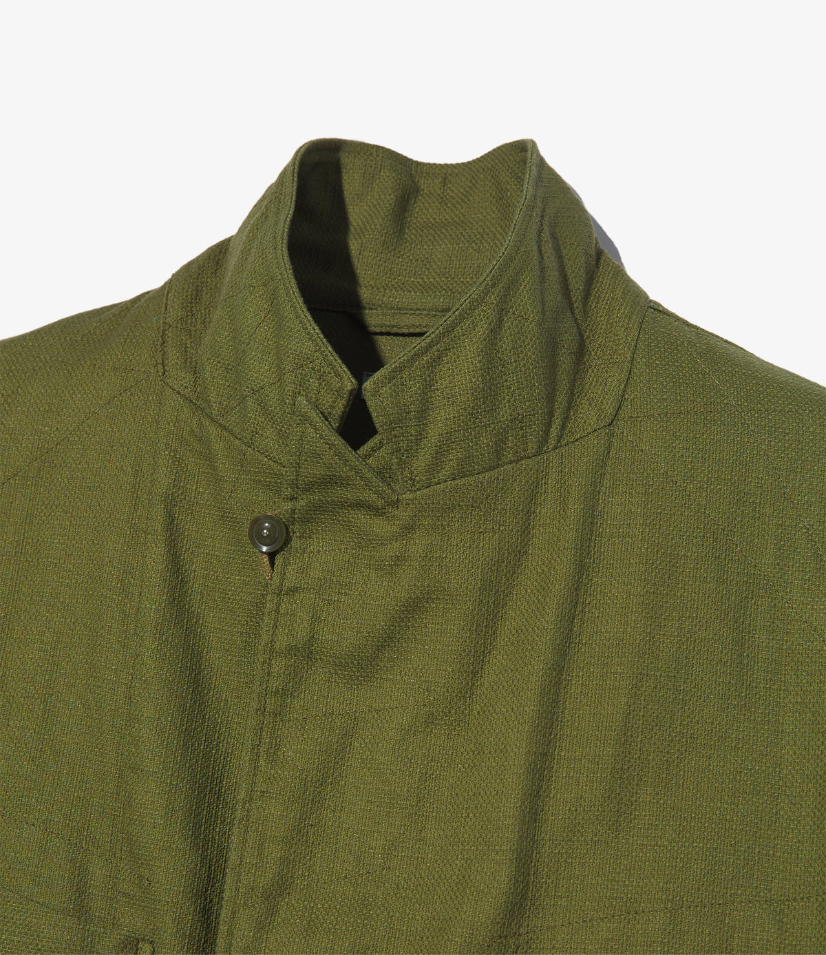 Bedford Jacket - Olive CL Java Cloth | Nepenthes New York