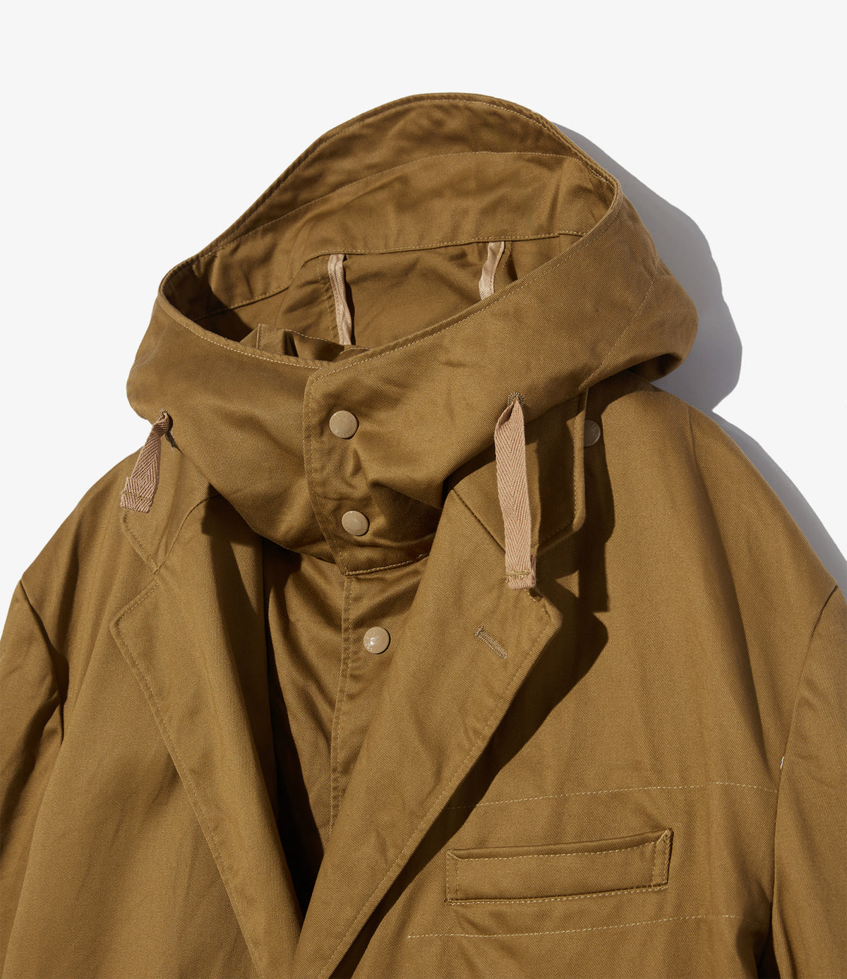 Engineered Garments - Chester Coat - Camel Cotton High Count Heavy ...