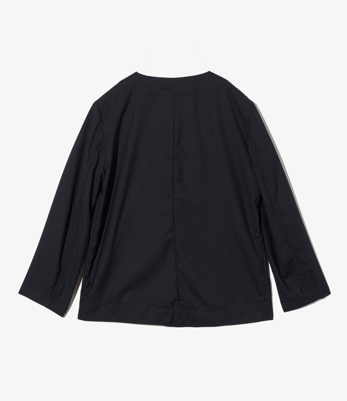 Cutaway Jacket - Dk. Navy Tropical Wool | Nepenthes New York