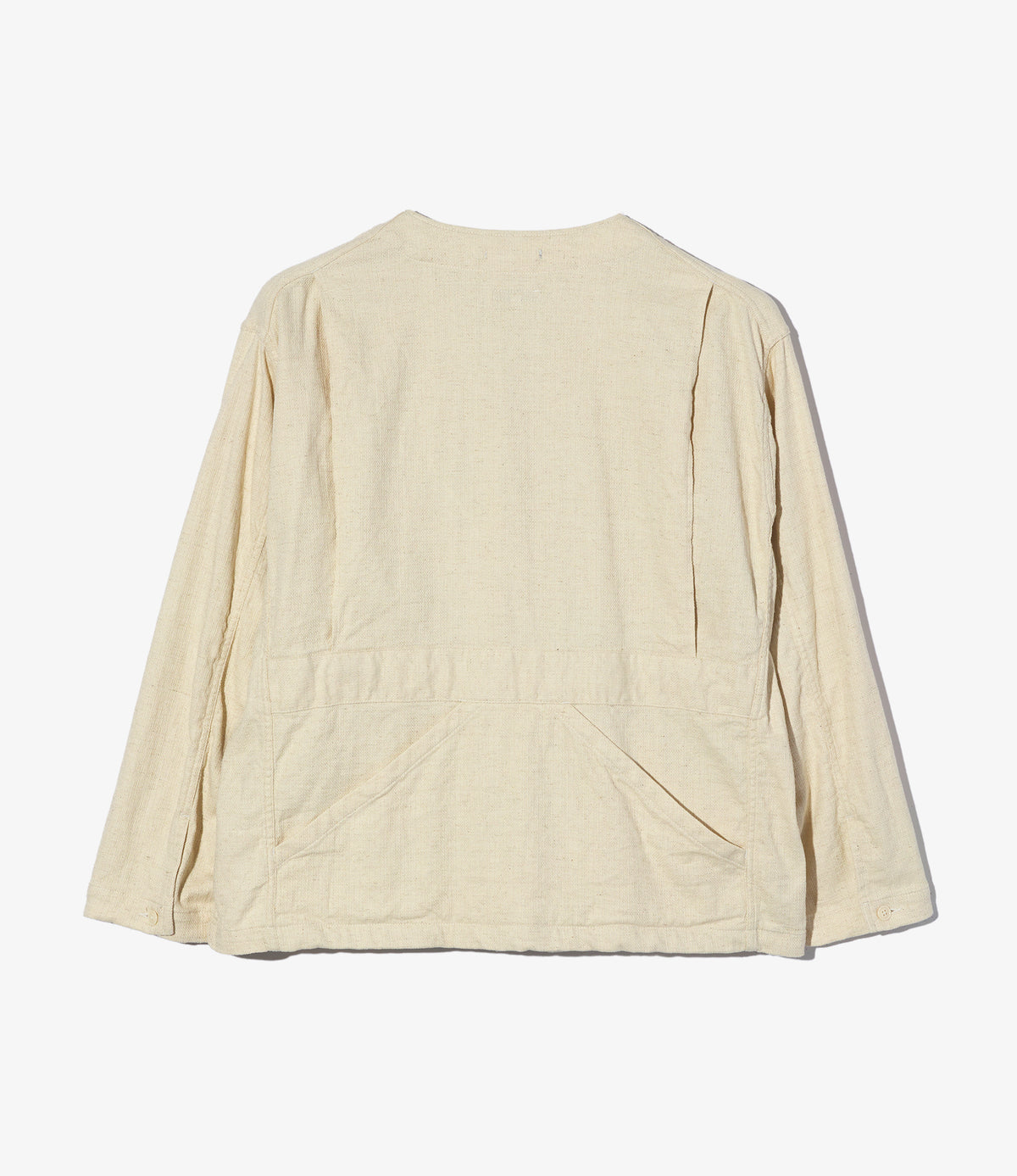 Cardigan Jacket - Natural CL Java Cloth | Nepenthes New York