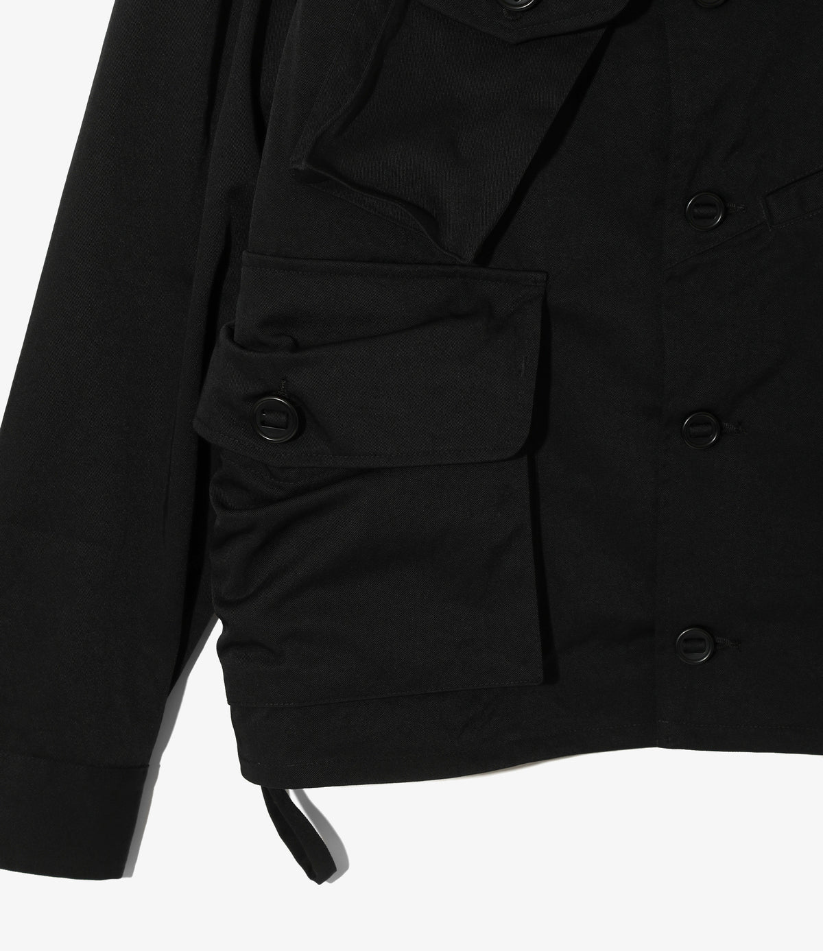 Tenkara Shirt - Black - Nylon Twill | Nepenthes New York