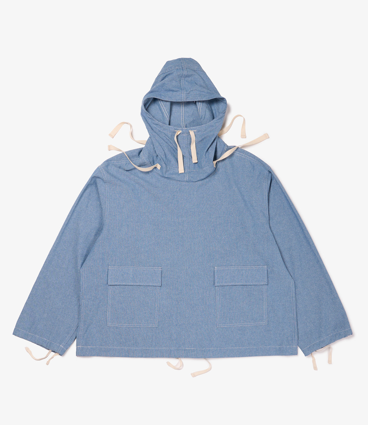 Salvage Smock - Light Blue 4.5oz Cotton Chambray | Nepenthes New York
