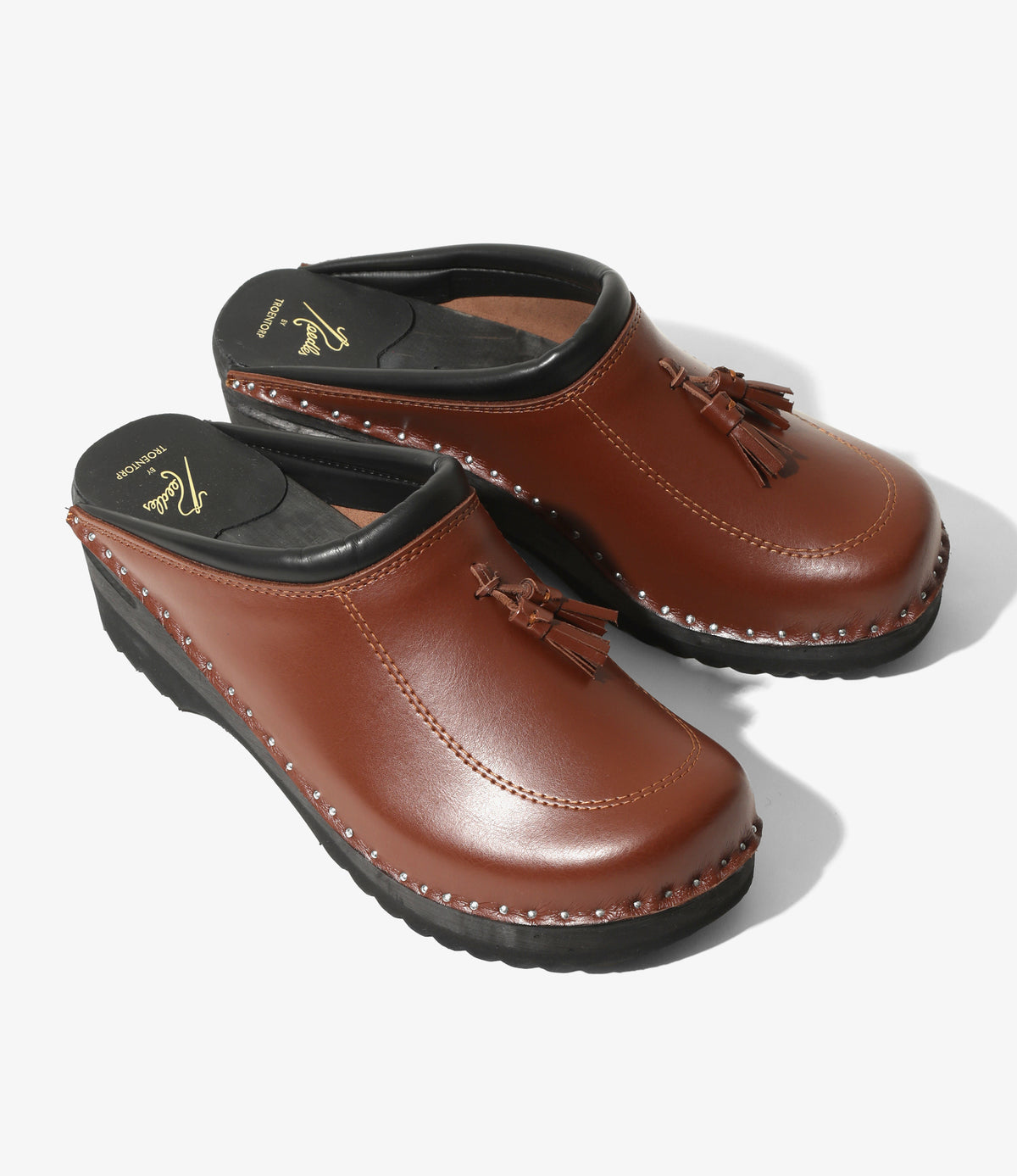 Needles x Troentorp - Tassel Clog - Rusty Brown / Black Ideal ...