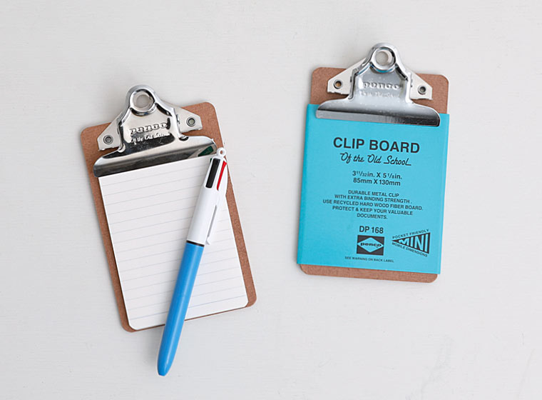 Old School Clipboard/ Mini/ Silver Clip (PENCO) | Nepenthes New York